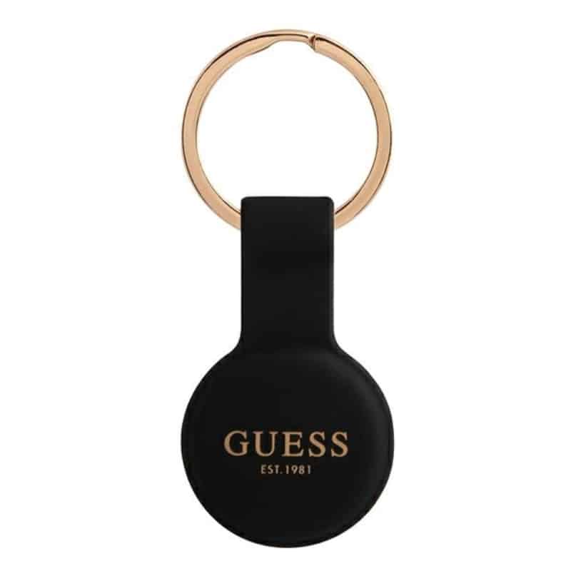 „Guess“ skysto silikono klasikinis logotipas – „AirTag“ dėklas (juodas ...